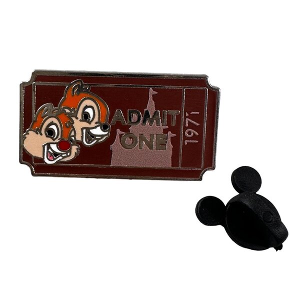 Disney | Jewelry | Chip Dale Chipmunks Disney Trading Pin Ticket 971 ...